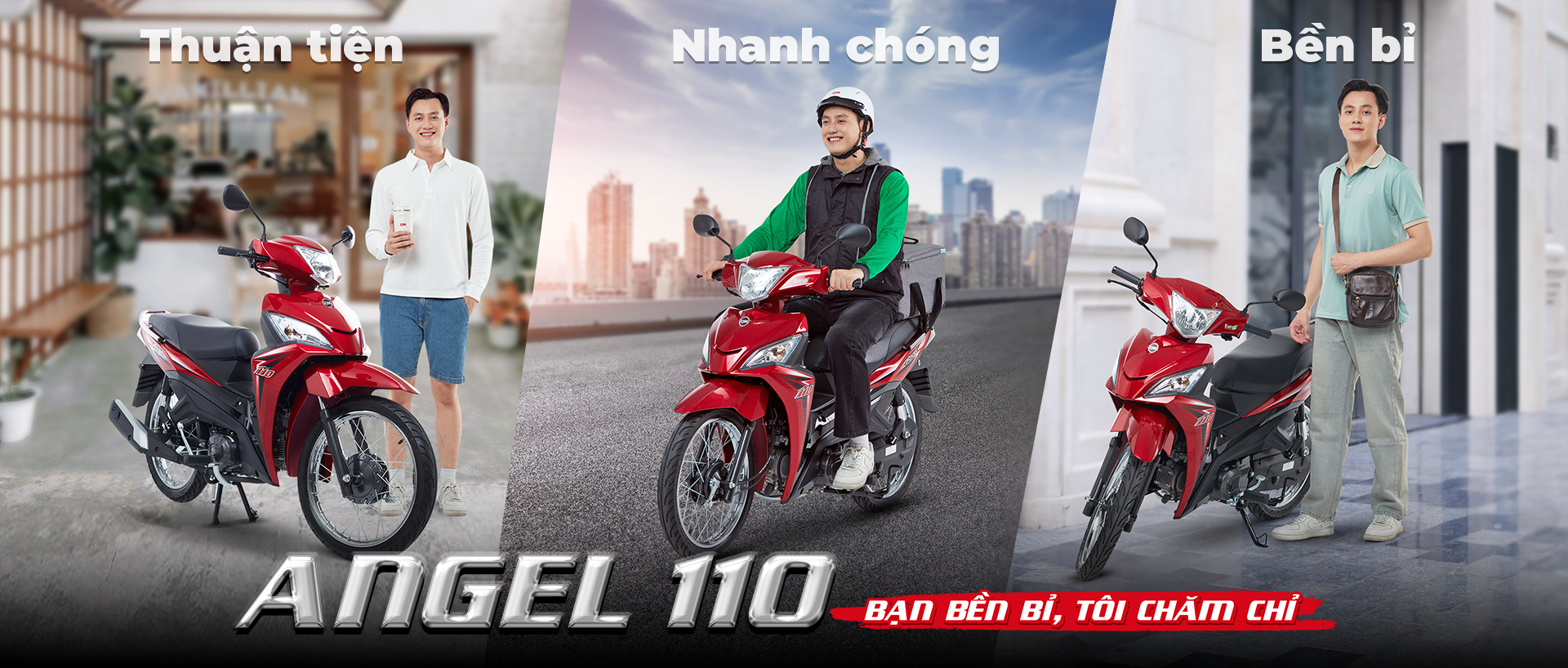 Angel 110cc giao diện mới mang phong cách nổi bật, tiện ích vượt trội ...